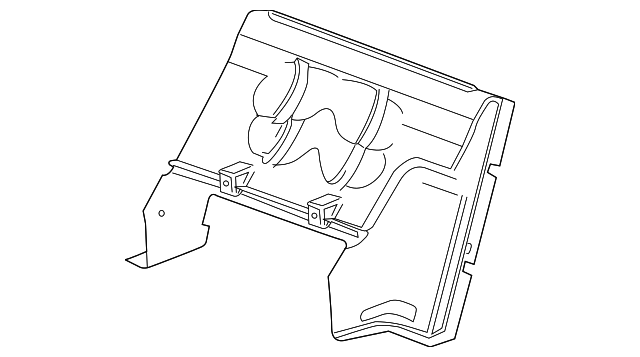2005-2013 Chevrolet Corvette Radiator Air Baffle 10305278 GM ...