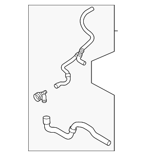 2022-2024 Volkswagen Upper Hose 5QM-122-101-AF | QuirkParts
