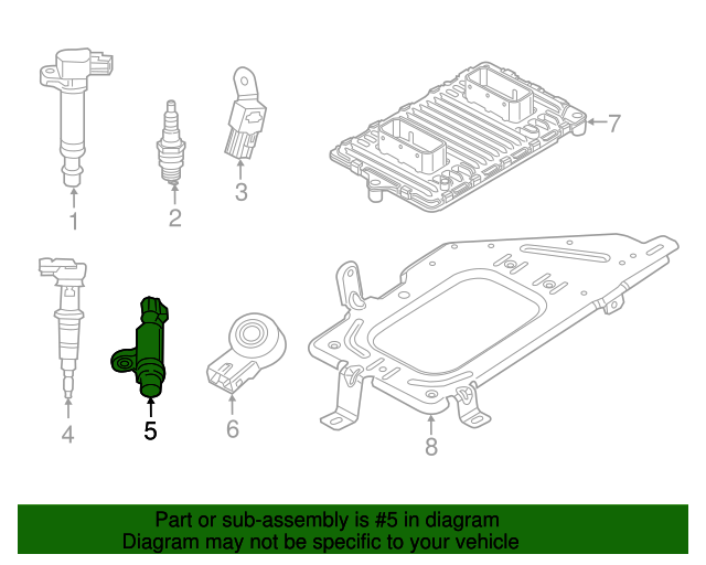 2013-2021 Mopar Crankshaft Position Sensor 68079375AD | TascaParts.com