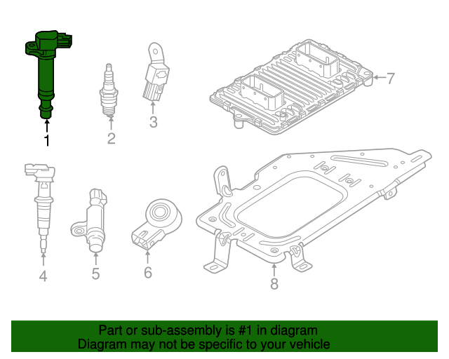 2011-2023 Mopar Ignition Coil 5149168AJ | TascaParts.com
