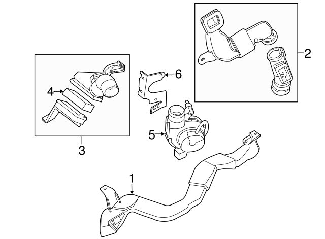 Genuine OEM Lower Duct Part# LR018602 Fits 2010-2012 Land Rover Range ...