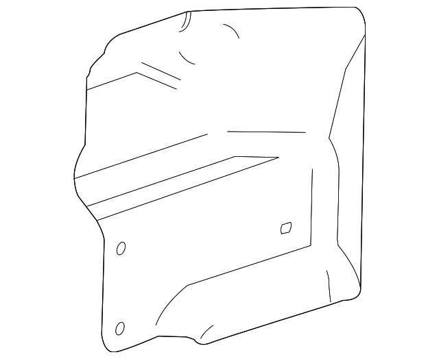 2014-2023 GM Starter Heat Shield 12657796 | AutoNationParts.com