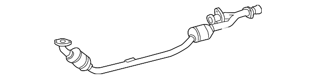 209-490-49-19-80 - Front Pipe 2008 Mercedes-Benz CLK 63 AMG® | Mercedes ...