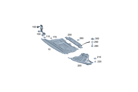 Engine Compartment Lining for 2021 Mercedes-Benz S 580 | Mercedes-Benz ...