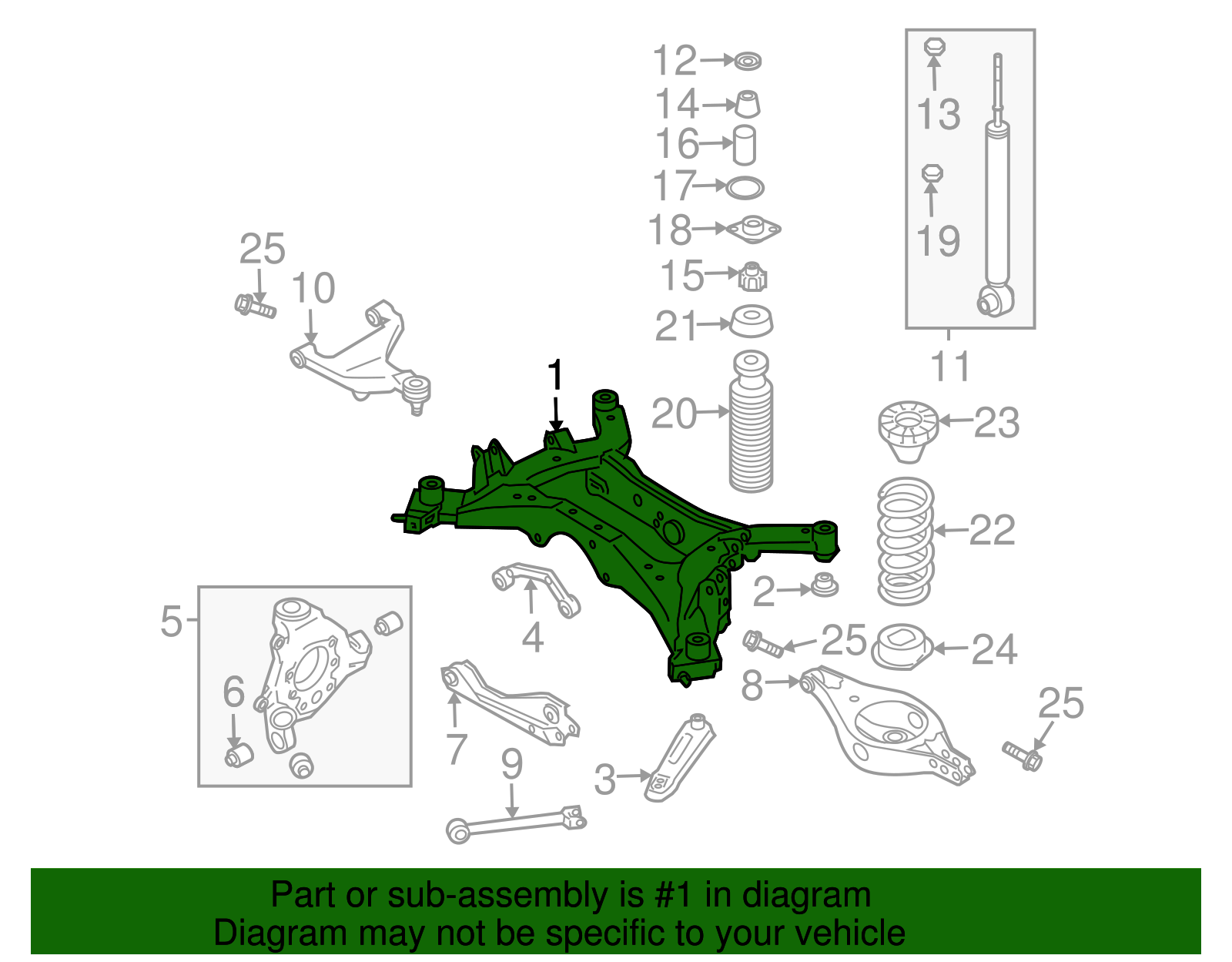 2003-2007 Nissan Murano Cross-Member 55400-CC00A | OEM Parts Online