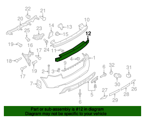 8P4-807-251-A - Insert 2006-2013 Audi | Audi OEM Parts