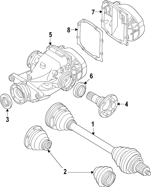 Propeller Shaft for 2016 BMW X3 | BMW of South Atlanta Parts