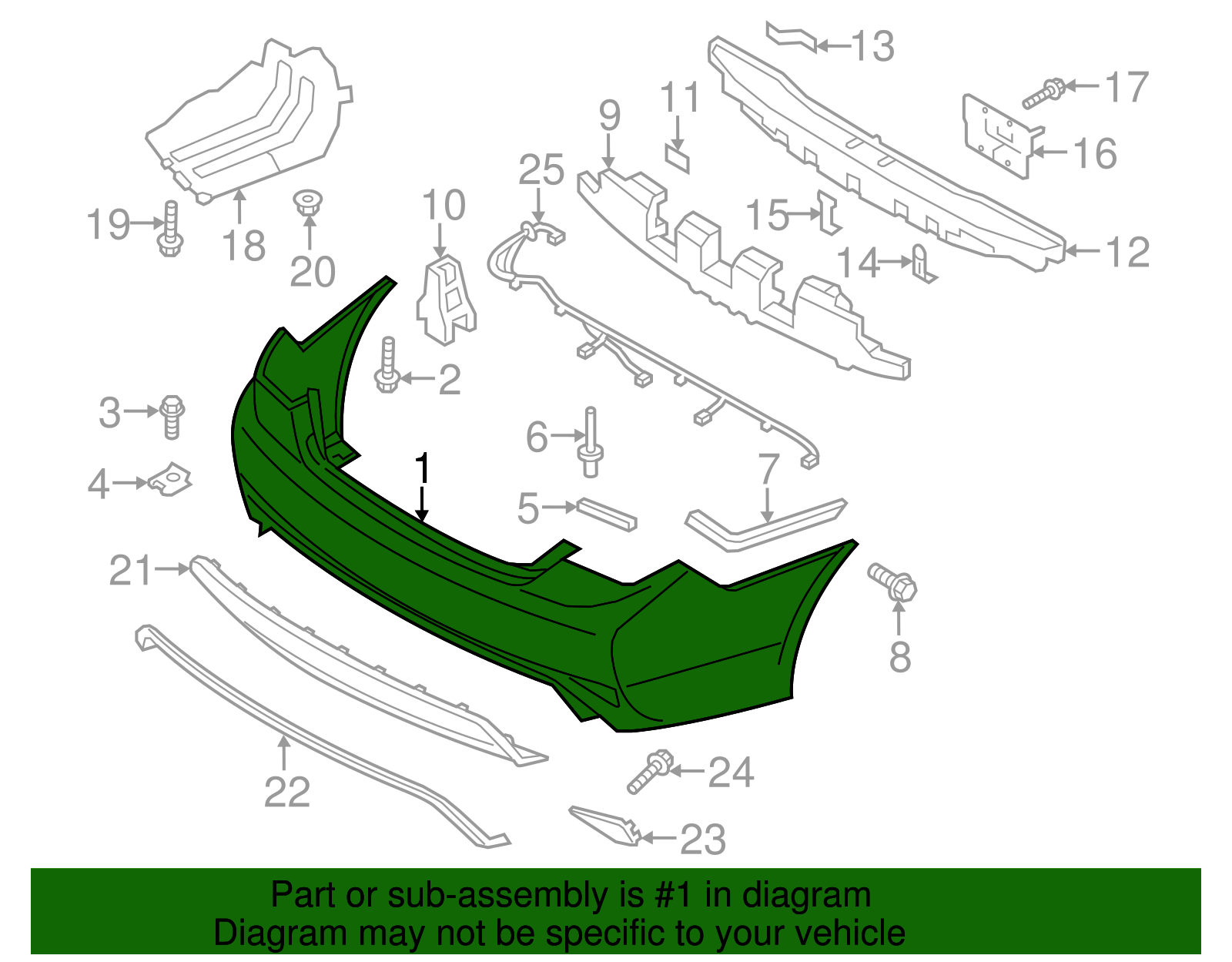 86610-4R000 - High-Quality Bumper Cover for 2011-2015 Hyundai Sonata ...