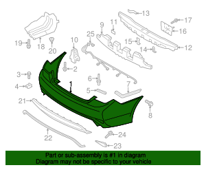 2011-2013 Hyundai Sonata Bumper Cover 86610-3Q000 | OEM Parts Online
