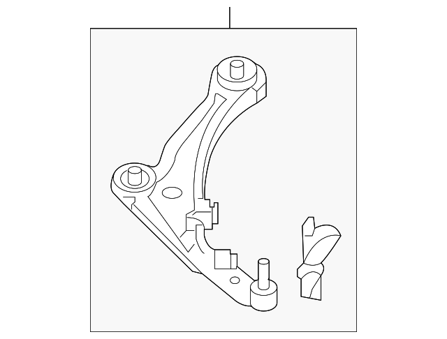 54500-9N00B - Lower Control Arm 2009-2014 Nissan Maxima | Nissan Parts ...