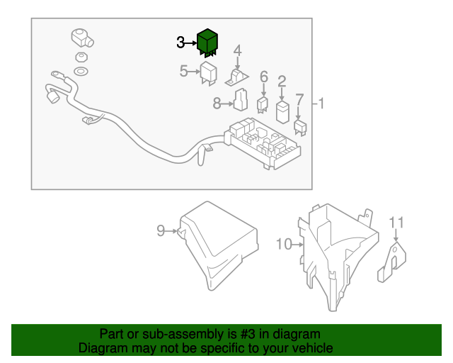 2005-2024 Subaru Relay 82501AG08A | Subaru Parts Store