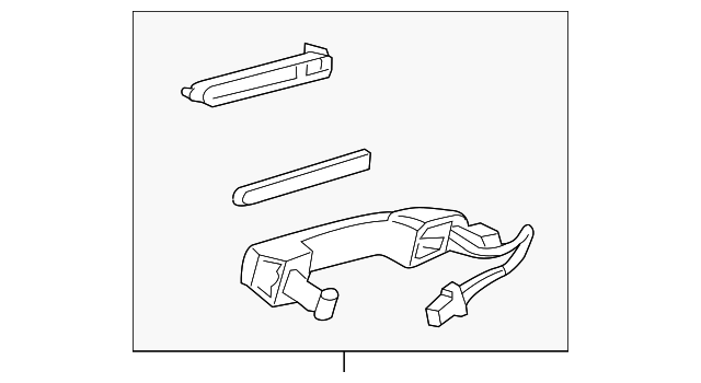 2015-2023 Cadillac Primed Rear Side Door Outside Handle 13509689 ...