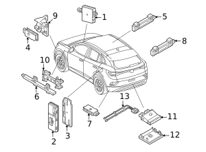 2021-2023 Volkswagen ID.4 Antenna 5WA-962-131-C | VW Direct Auto Parts