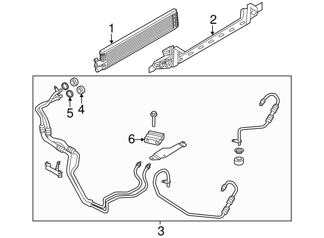 2015-2021 Ford Trans Cooler EJ7Z-7A095-B | Online Ford Parts Catalog