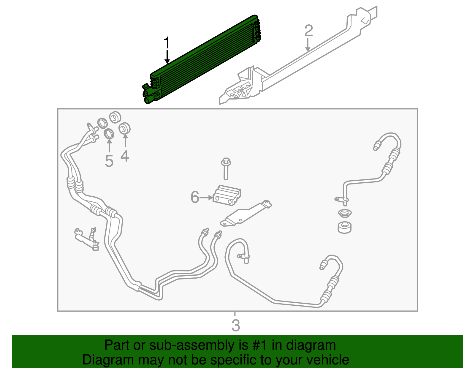 2015-2023 Ford Oil Cooler EJ7Z-7A095-B | OEM Parts Online