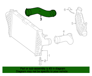 1665280000 - Air Hose 2012-2016 Mercedes-Benz | AutoNationParts.com