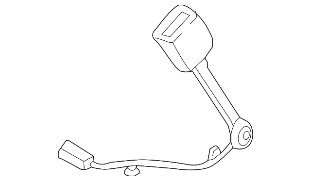 2018-2020 Ford Outer Buckle JC3Z-1561202-AA | TascaParts.com