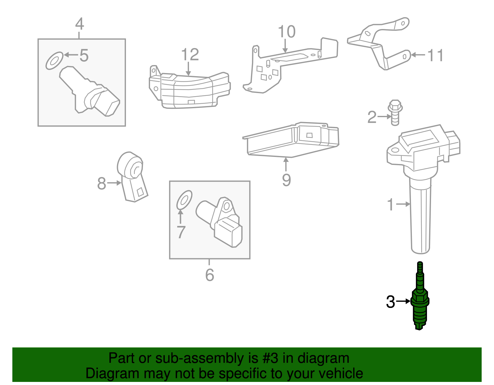 1822A152 - Spark Plug 2017-2024 Mitsubishi | Mitsubishi Direct Parts