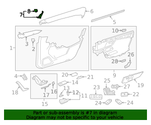 177-720-20-00-9051 - Corner Cover 2019-2022 Mercedes-Benz | Mercedes ...