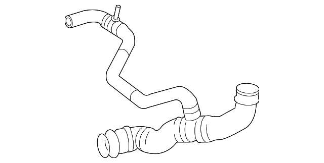 221-501-19-84 - Lower Hose 2008-2010 Mercedes-Benz | Mercedes-Benz USA ...