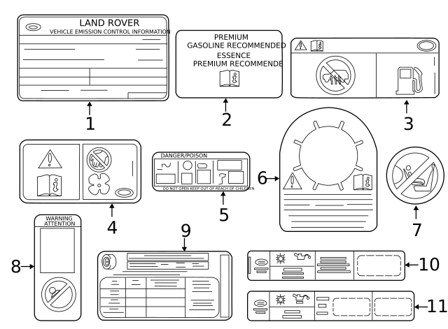 LR059106 - Emission Label - 2015 Land-Rover | Land Rover Parts Now