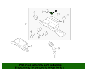 2011-2016 Nissan Bulb & Socket 24860-3DN0A | My Nissan Part
