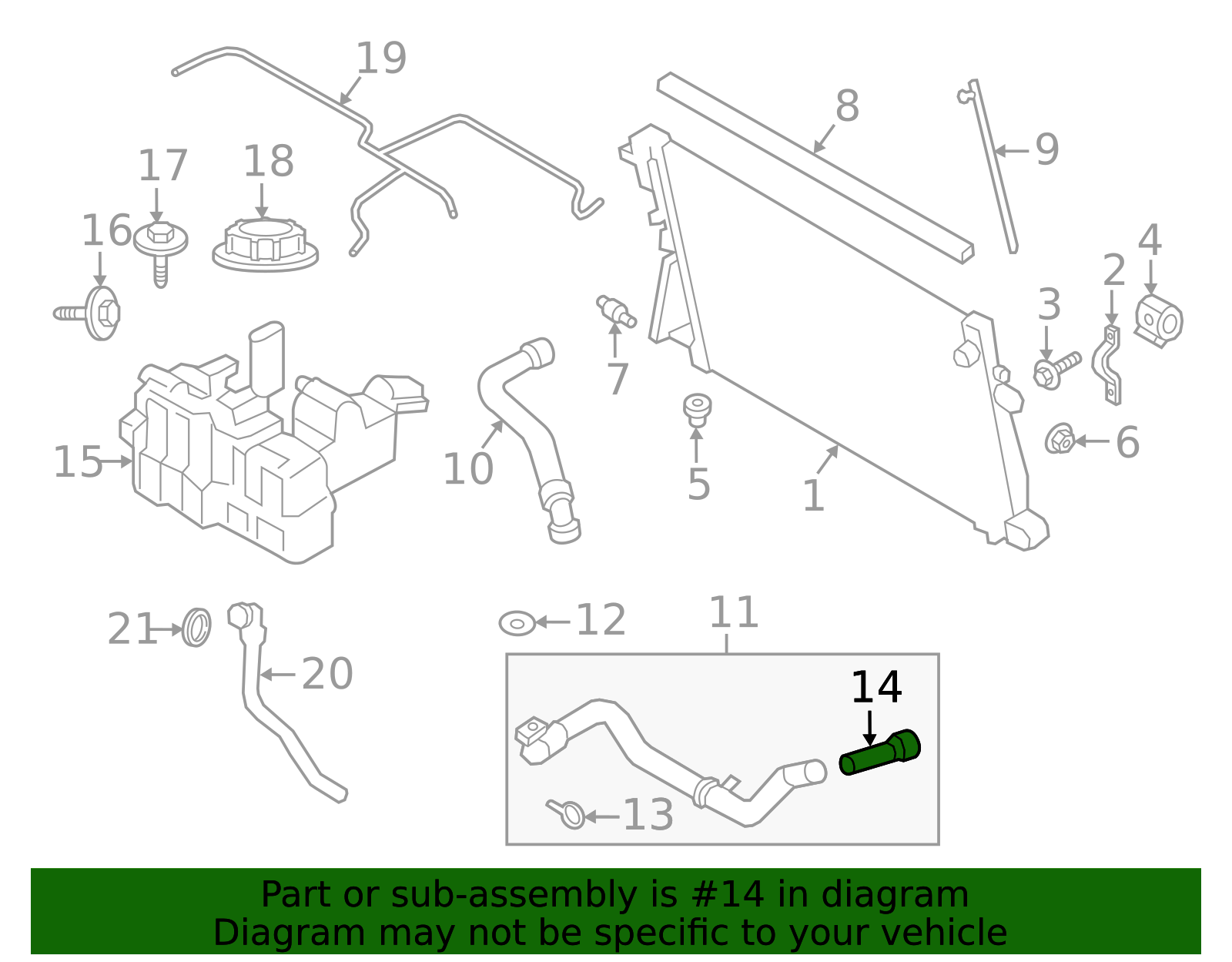 2017-2024 Ford OEM NEW 2017-2020 Ford F-250 Super Duty Connector Hose ...
