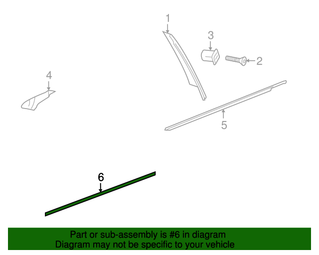 212-690-45-82 - Body Side Molding 2014-2016 Mercedes-Benz | Mercedes ...