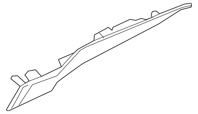 2016-2020 Nissan Maxima Upper Quarter Trim - Driver's Side (LH) 76935 ...