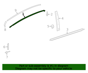 75754-02010 - Door Reveal Molding - 2019-2025 Toyota | OEM Genuine ...