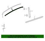 75753-02010 - Frame Molding - 2019-2023 Toyota Corolla | OEM Genuine ...