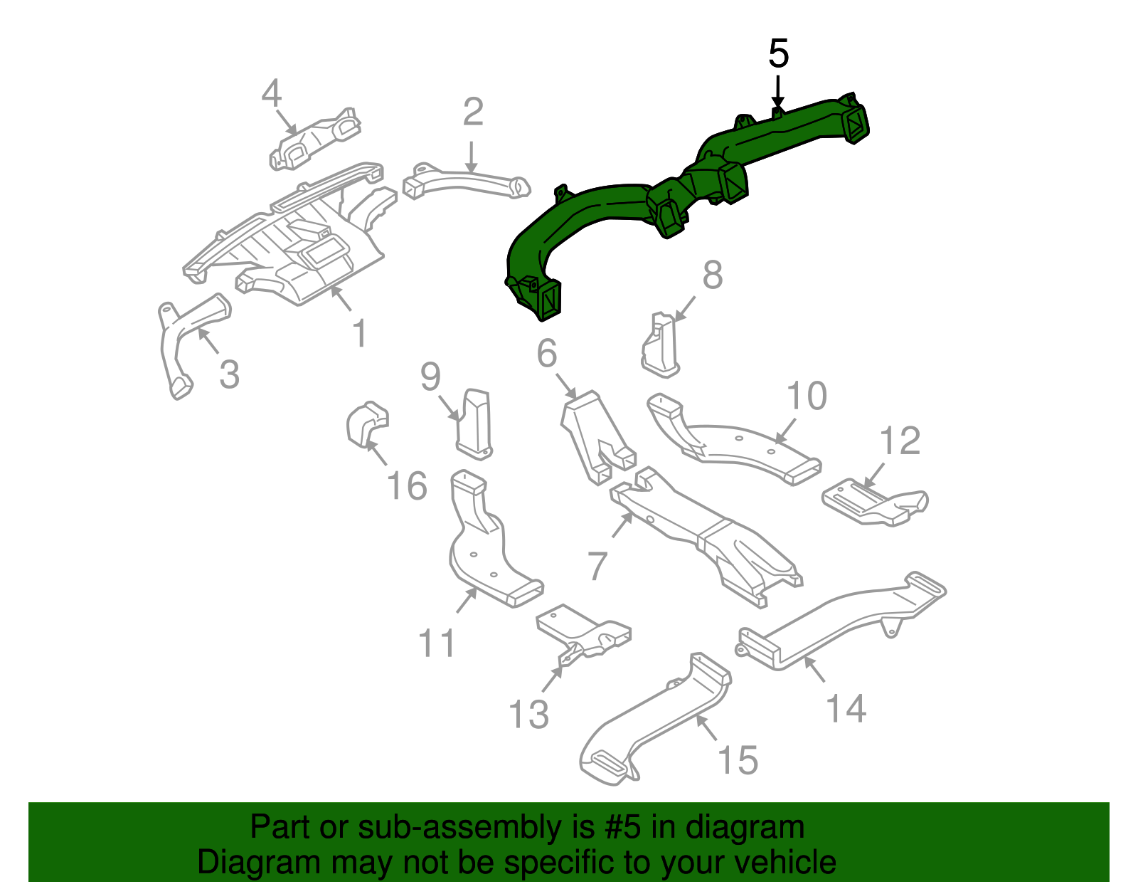 2009-2014 Nissan Murano Air Distributor 27860-1AA0A | Nissan Parts Central