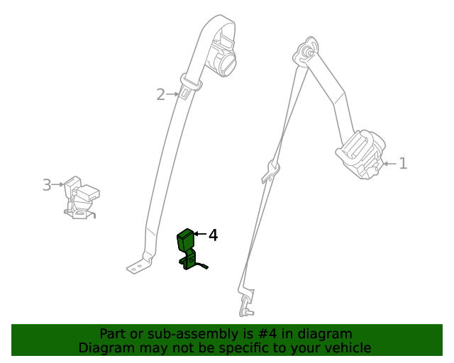 Genuine BMW 72-11-7-435-671 | Buckle | FREE Shipping on Most Orders ...