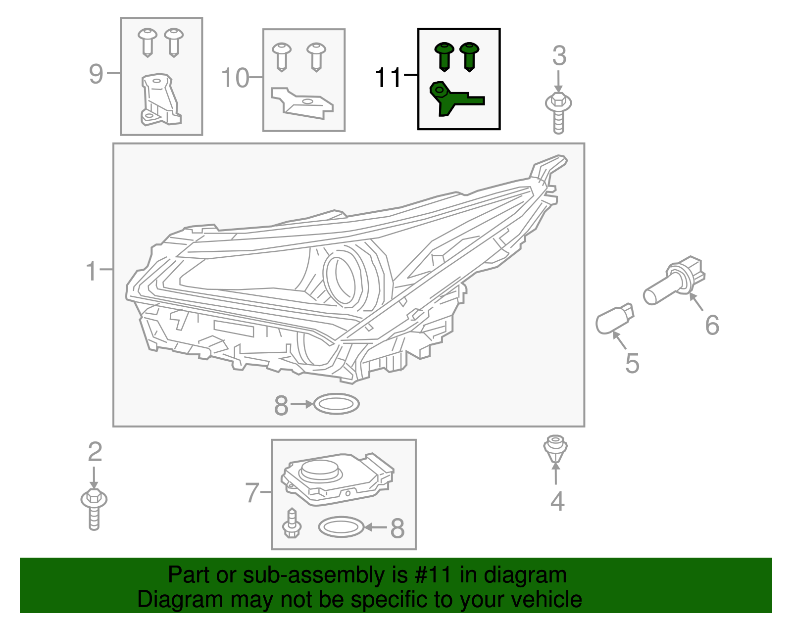 81194-78040 - 2018-2021 Lexus - Repair Bracket | My L Parts