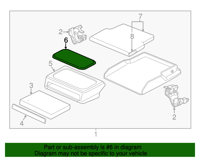 31498177 - Compartment Box - 2017-2021 Volvo | Volvo OEM Parts Direct