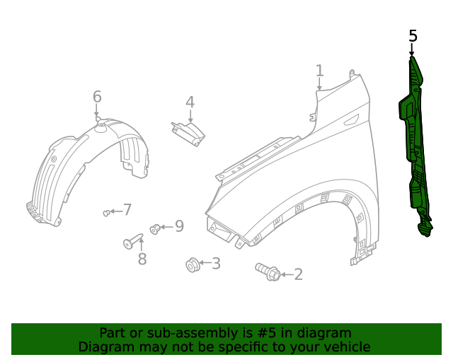 Genuine Rear Insulator for 2020-2024 Hyundai Venue | Part# 84116-K2000 ...