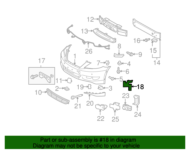 2010-2012 Lexus Pad 52422-50020 | OEM Parts Online