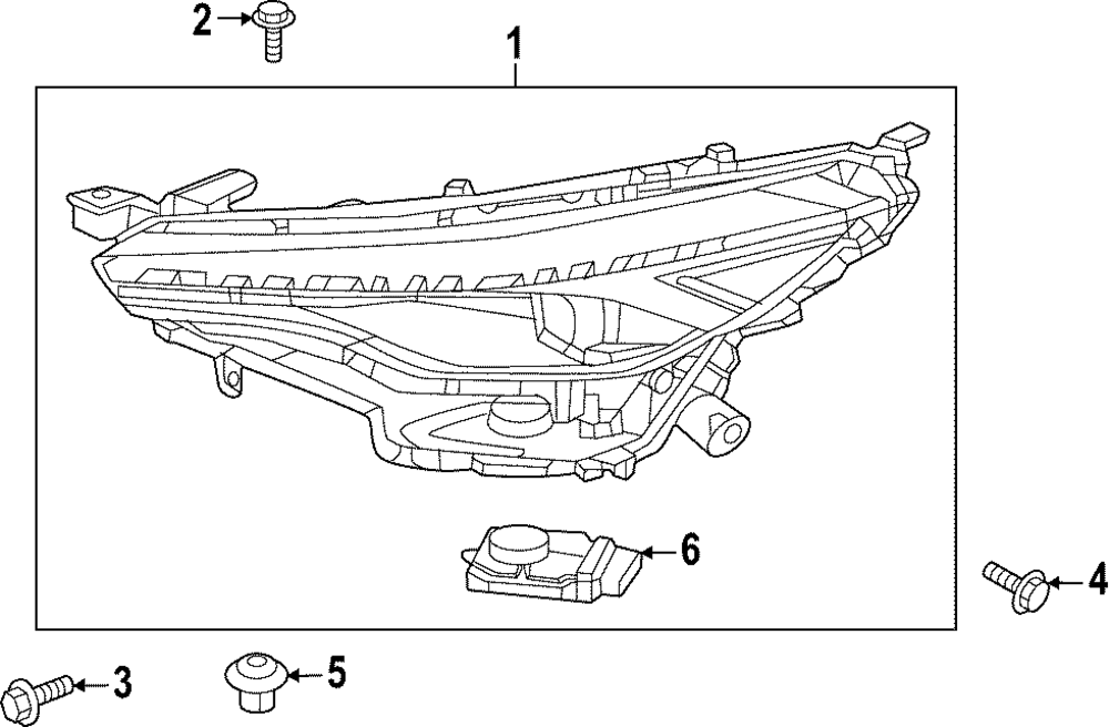 2023-2024 Toyota Corolla Cross Headlamp Assembly - PASSENGER SIDE 81110 ...