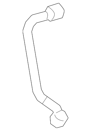 463-501-09-00 - Outlet Hose 2019-2023 Mercedes-Benz G 63 AMG ...