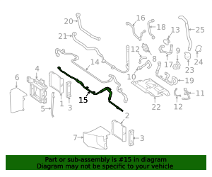 2019-2021 Mercedes-Benz G 63 AMG® Coolant Hose 463-501-07-00 | Mercedes ...