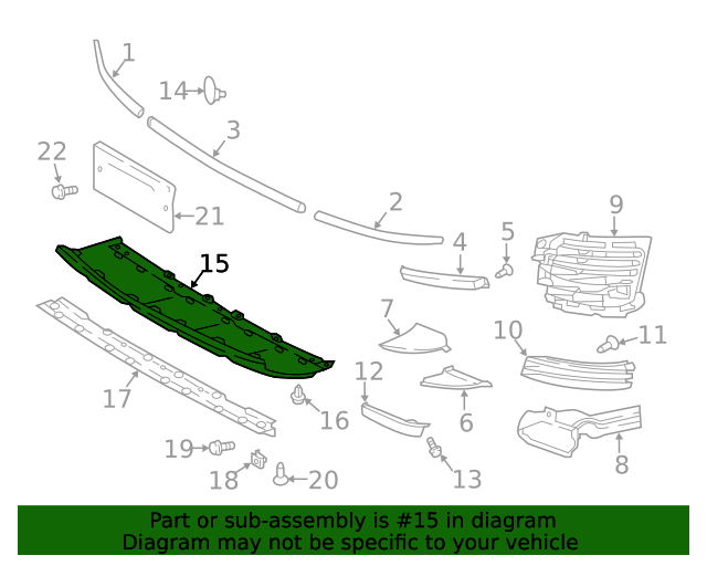 Genuine OEM Lower Cover Part# LR117512 Fits 2018-2022 Land Rover Range ...