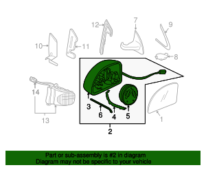 2003-2010 Volkswagen Beetle Housing Assembly 1C1-857-507-AB-GRU | OEM ...