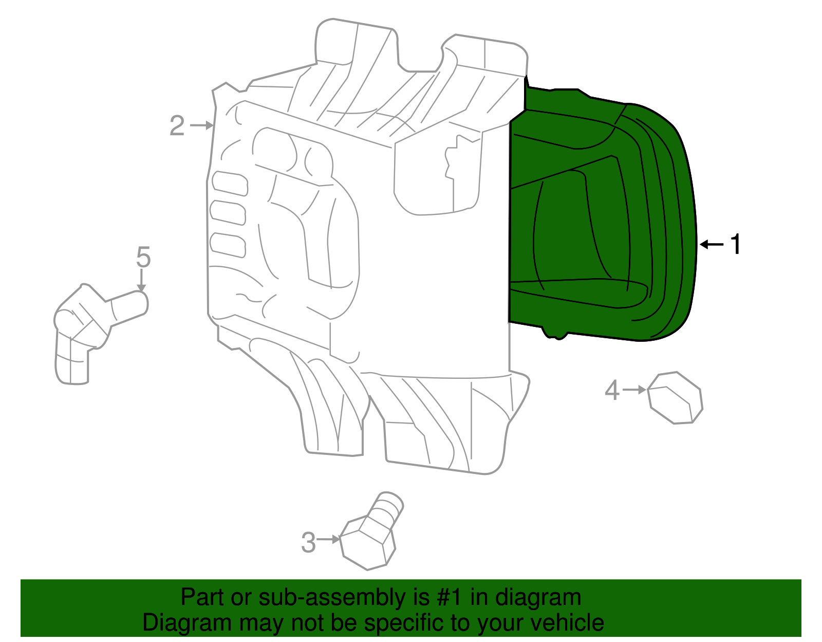 2006-2010 Ford Fog Lamp Assembly - Passenger Side (RH) AL3Z-15200-A ...