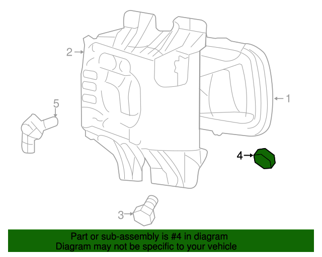 Genuine OEM Ford Part - Valance Panel Nut W520802-S441 | Genuine OEM ...