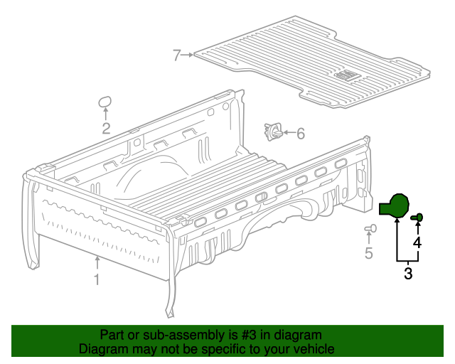 2014-2019 GM Door Asm-F/Tnk Fil 22776834 | GM Parts Center