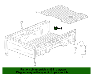 23146899 - Bed Tie Down Rings 2014-2025 GM | Chevrolet Parts Direct