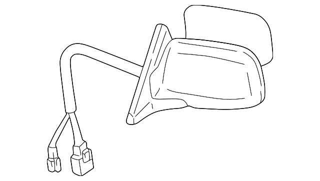 1999-2002 Subaru Forester Mirror Assembly 91031FC040NN | Subaru Parts Store