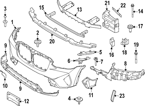 Bumper & Components - Front for 2022 BMW X3 | BMWPartsDirect.com