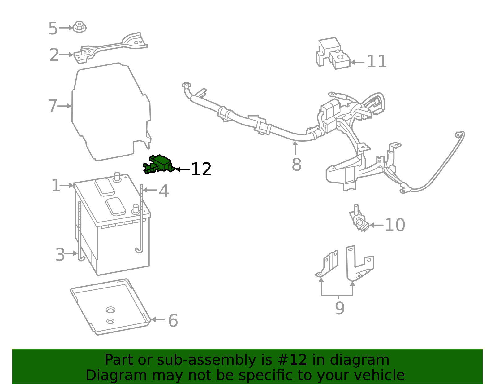 2019-2024 Subaru Forester Sensor 29182AA060 | Subaru Parts Guys