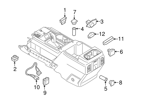 Console for 2019 Ford Expedition OEM Parts Online